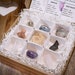 Rock Collection Gift Set | Assortment of Natural Fossils, Crystals ...