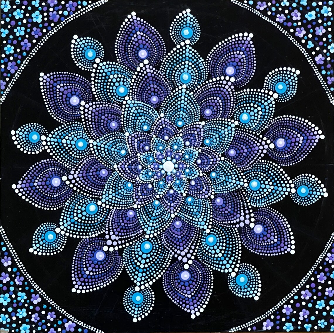 Purple Rain - Original Mandala Art - Etsy