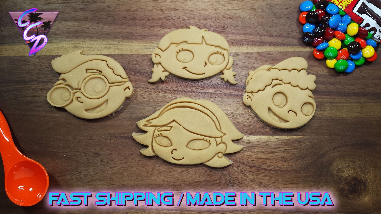 Little Einsteins Leo Annie Quincy and June Cookie Cutters. - Etsy