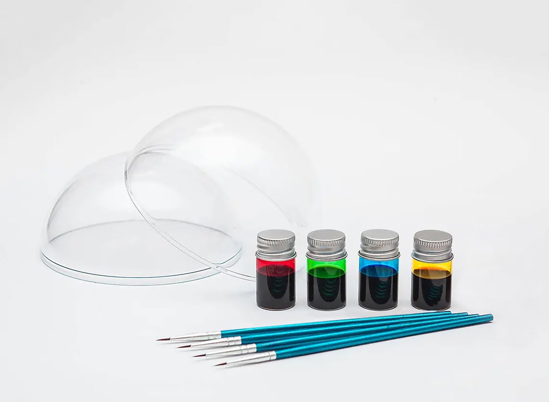 Glass Painting Set and Hemispheres for Light Painting Projector Lamp ...