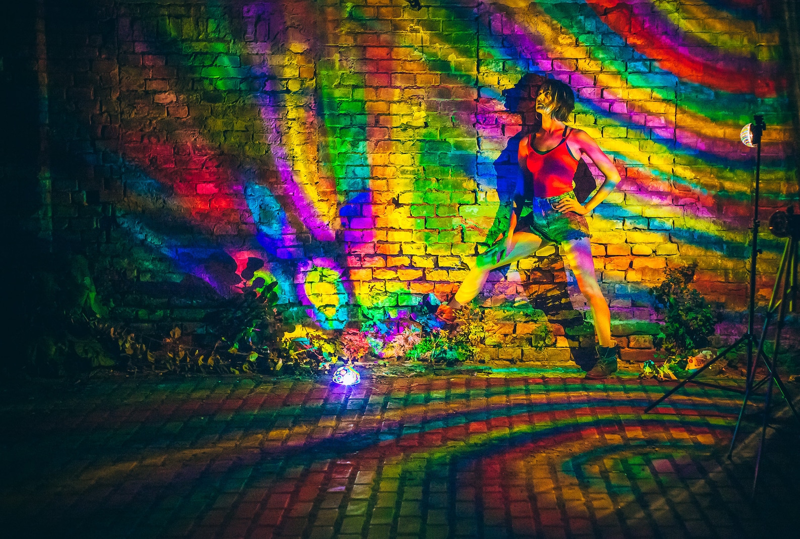 Psychedelic Lamp LED Mood Light Projector Trippy Glass Paint - Etsy