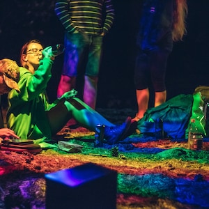 Psychedelic Lamp LED Mood Light Projector Trippy Glass Paint Projection ...