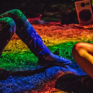 Psychedelic Lamp LED Mood Light Projector Trippy Glass Paint Projection ...