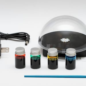 Psychedelic Lamp LED Mood Light Projector Trippy Glass Paint Projection ...