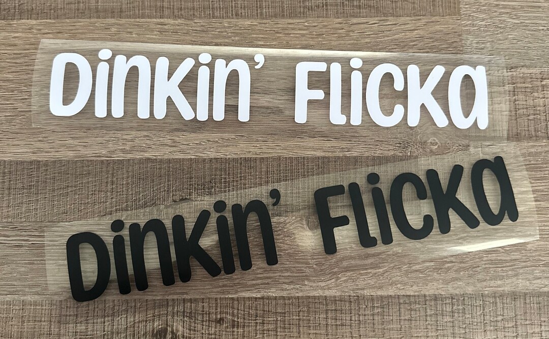 The Office “dinkin Flicka” Vinyl Decal Etsy