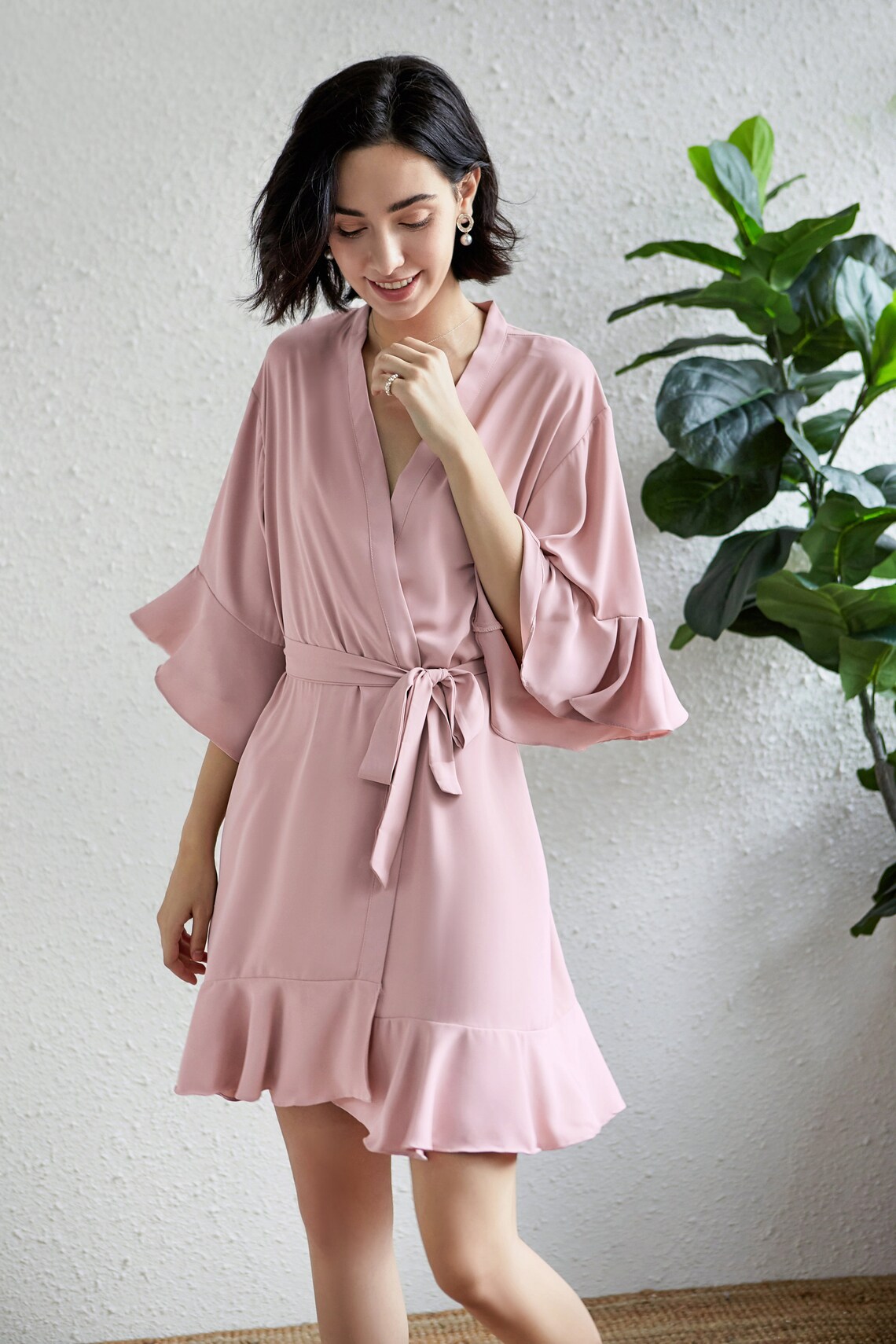 Ruffle Bridesmaid Robes Ruffle Robe Bridal Robe Bridesmaid - Etsy