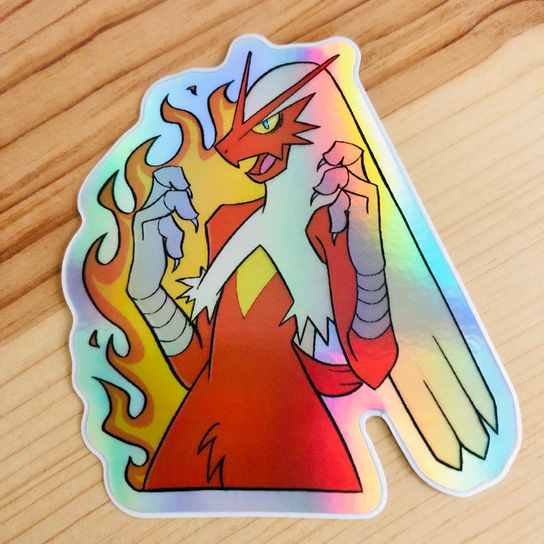 Pokemon Blaziken Flame Sticker (3”) - Etsy