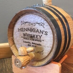 Whiskey Barrel Custom Engraved - Etsy