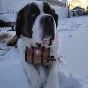 Saint Bernard Barrel With Decal and Engraving - Etsy