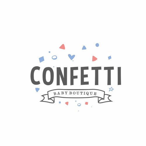 Event Planner Logo Confetti Logo Design Premade Party - Etsy