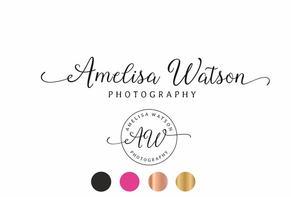 Text Logo Text Logo Design Calligraphy Logo Photography | Etsy Australia