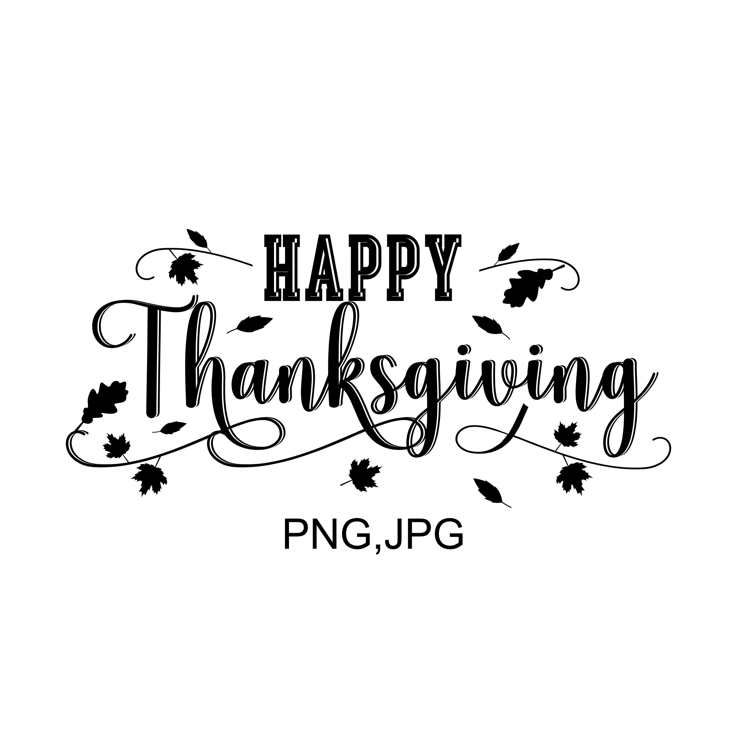 Happy Thanksgiving PNG, Thanksgiving Overlay, Text Only, Clipart, Hello ...