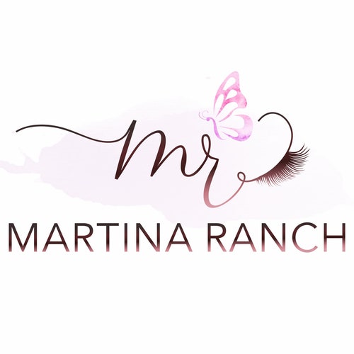 Rose Gold Lash Logo Design Artist Logo Eyelash Branding Kit - Etsy