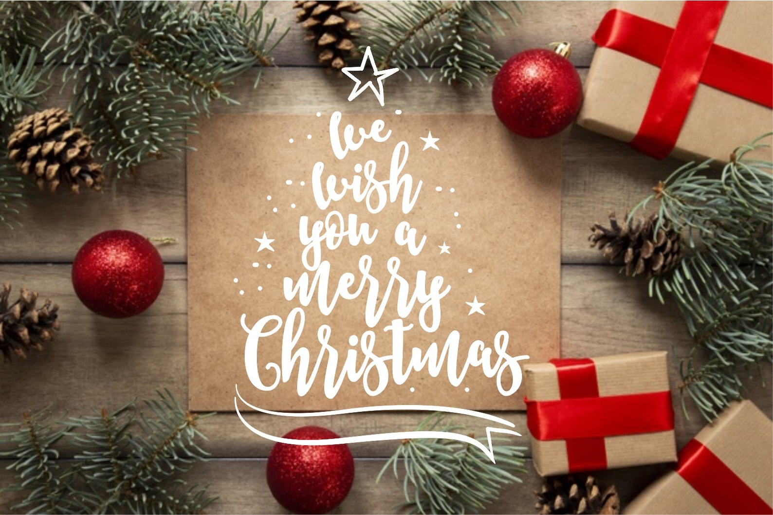 Christmas Overlays, Merry Christmas Word Art, Overlays for ...