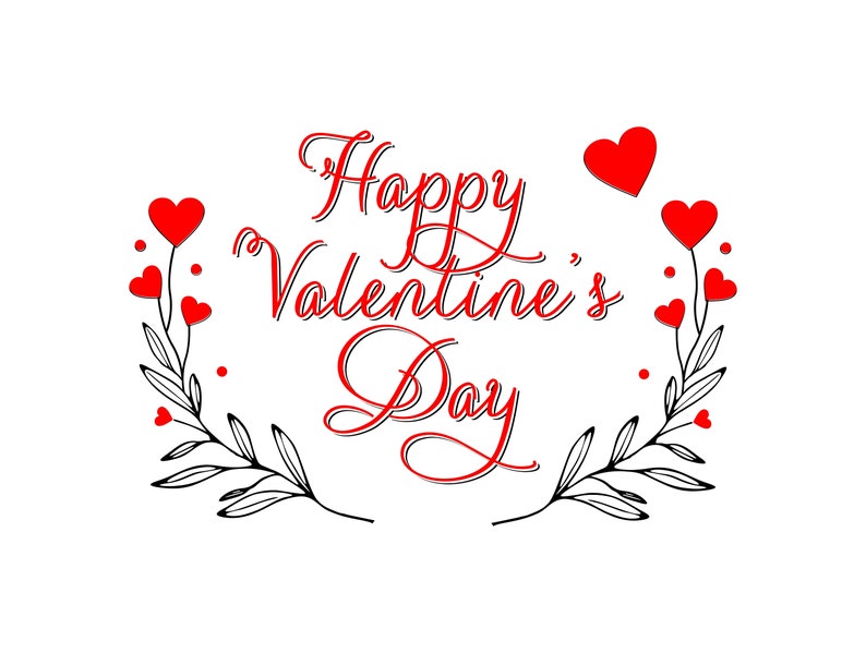 Happy Valentine's, Valentine's Clipart, Word Art, Valentine's Days ...