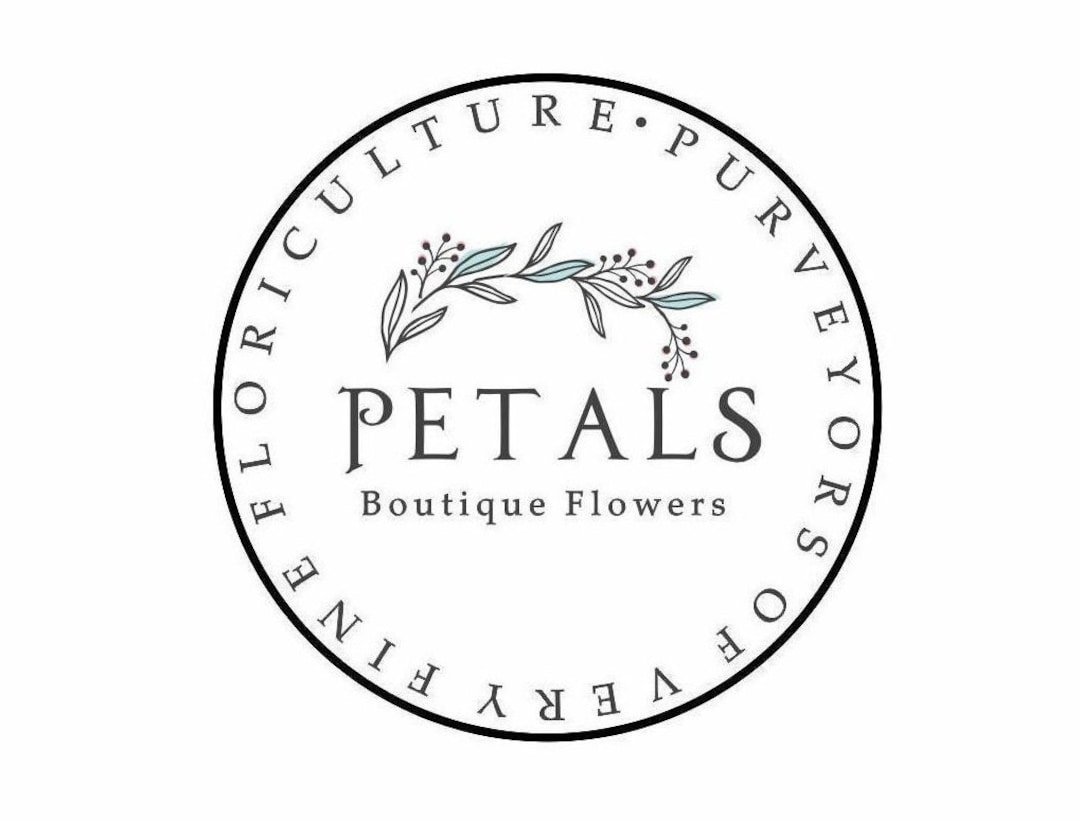 Floral Design, Botanical Logo, Rustic Logo, Branch Logo, Premade ...