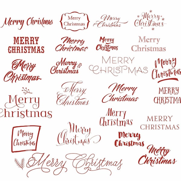 Calligraphy Sentiments Clip Art - Etsy