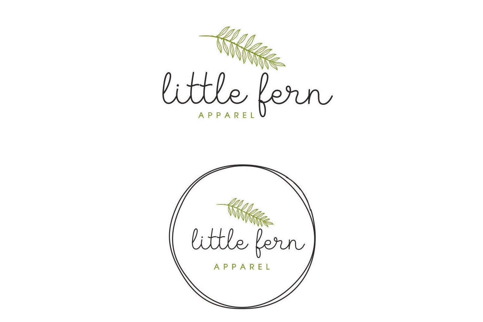 Fern Logo Minimal Logo Branch Logo Leaf Logo Logo Branch - Etsy