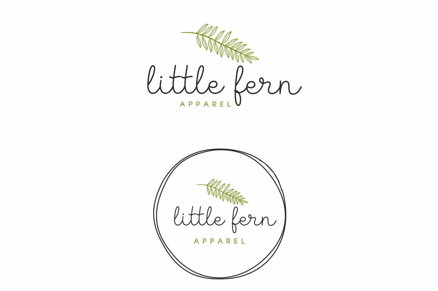 Fern Logo Minimal Logo Branch Logo Leaf logo Logo branch | Etsy