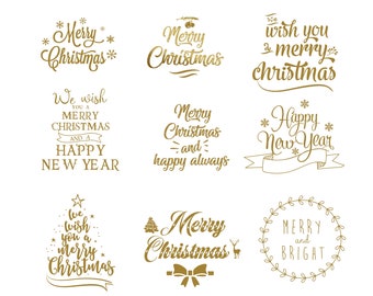 Christmas Overlays, Merry Christmas Word Art , Christmas Word Art ...