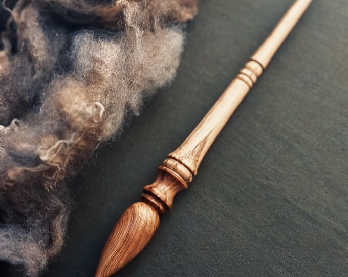 Thuya Burl and Red Oak Spindle | Supported Spindle | Russian Style ...