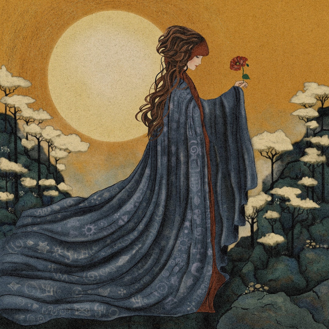 The Guardian Fine Art Print Watercolor Painting Woman - Etsy