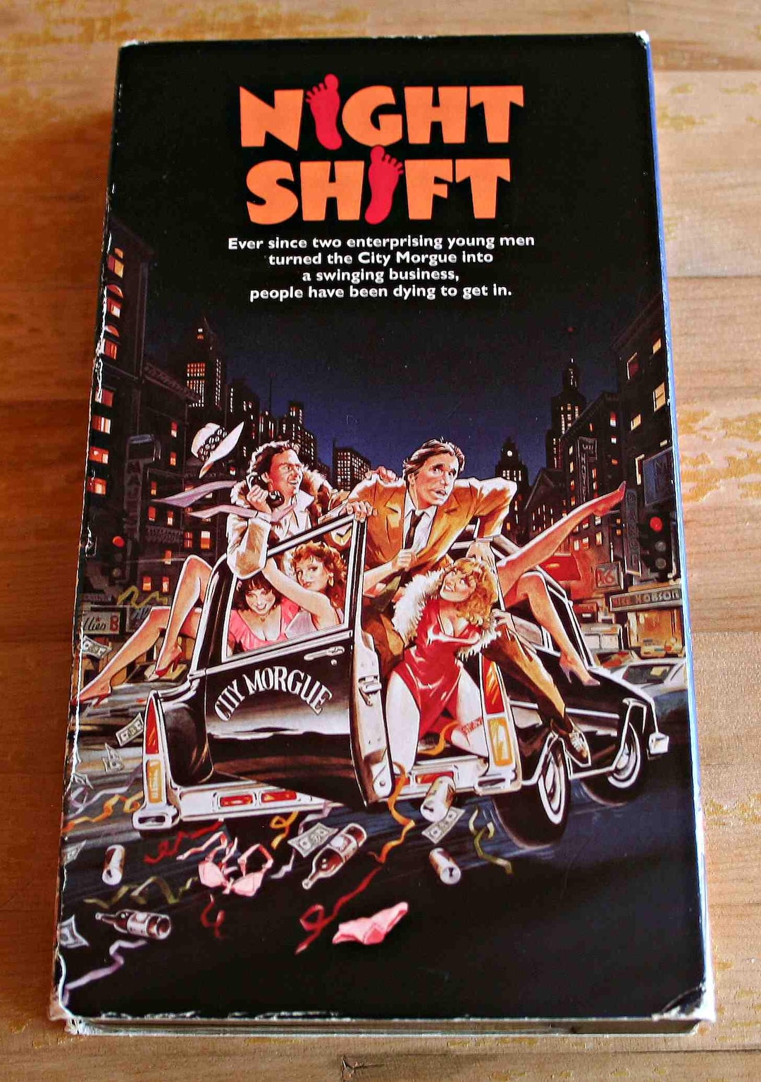 Night Shift, 1982 (vhs)--michael Keaton, Kevin Costner, Shelley Long, Henry Winkler--director ...