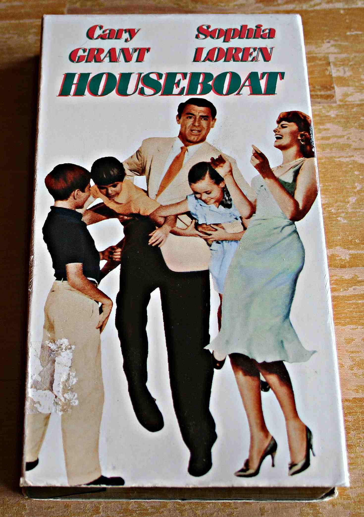 Houseboat, 1958 (vhs)--sophia Loren, Cary Grant, Charles Herbert ...