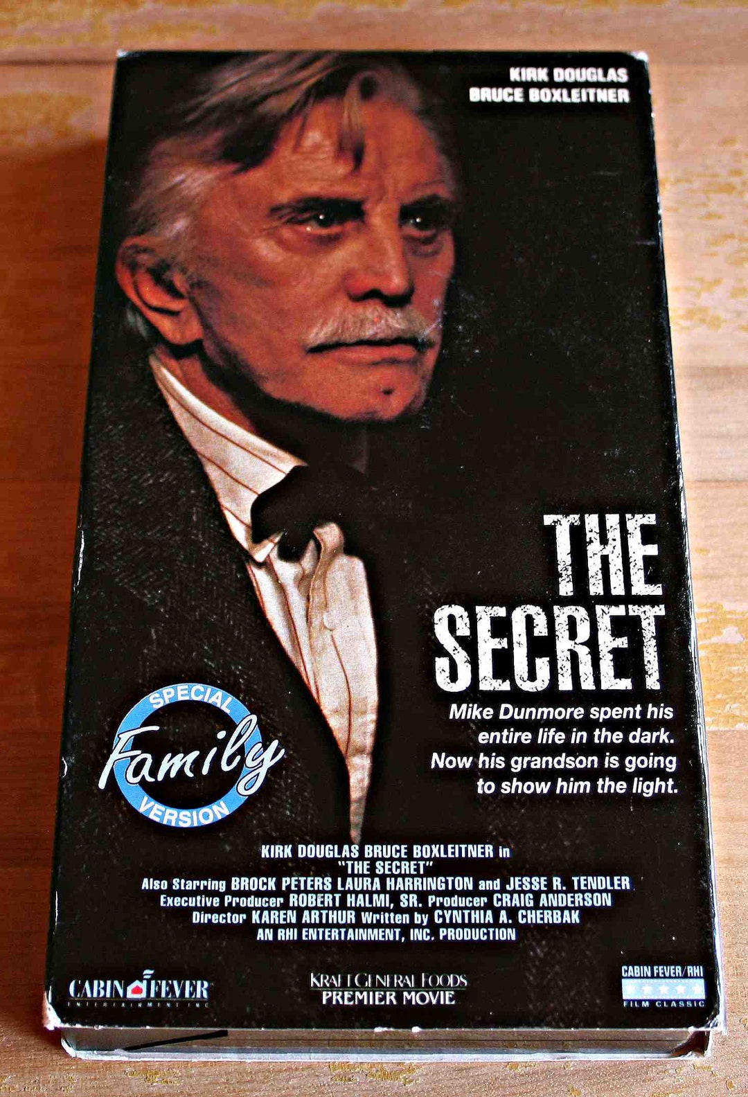 The Secret, 1992 (vhs)--kirk Douglas, Bruce Boxleitner, Jesse R ...