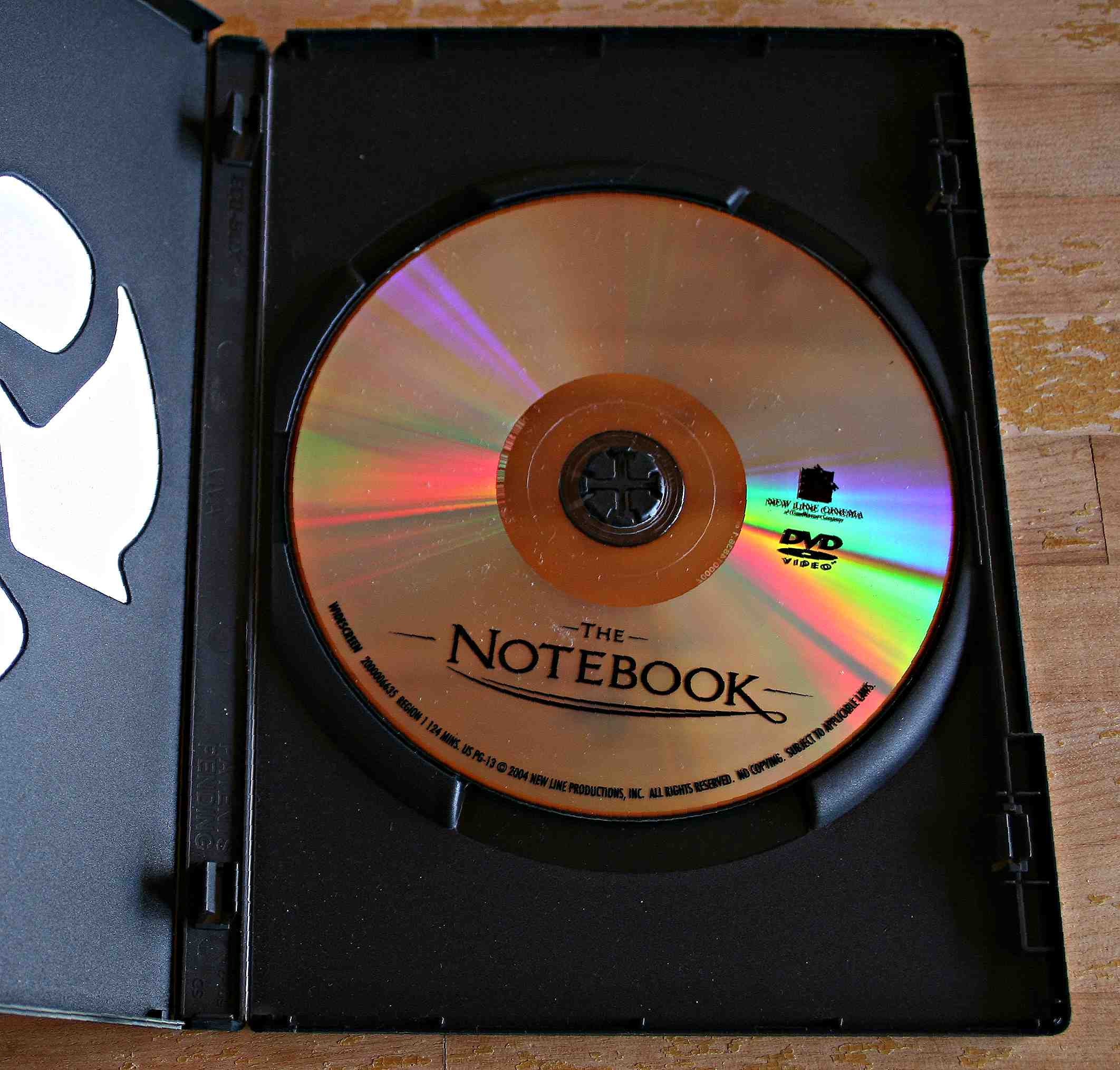 The Notebook, 2004 (dvd)--ryan Gosling, Rachel Mcadams, James Garner ...