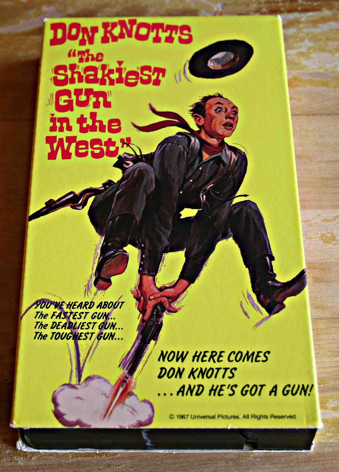 The Shakiest Gun in the West, 1968 (vhs)--don Knotts, Barbara Rhoades ...