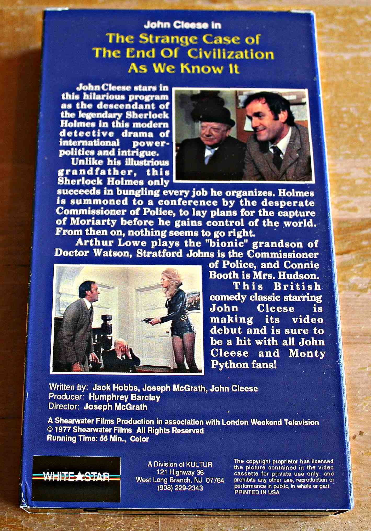 The Strange Case of the End of Civilization as We Know It--john Cleese ...