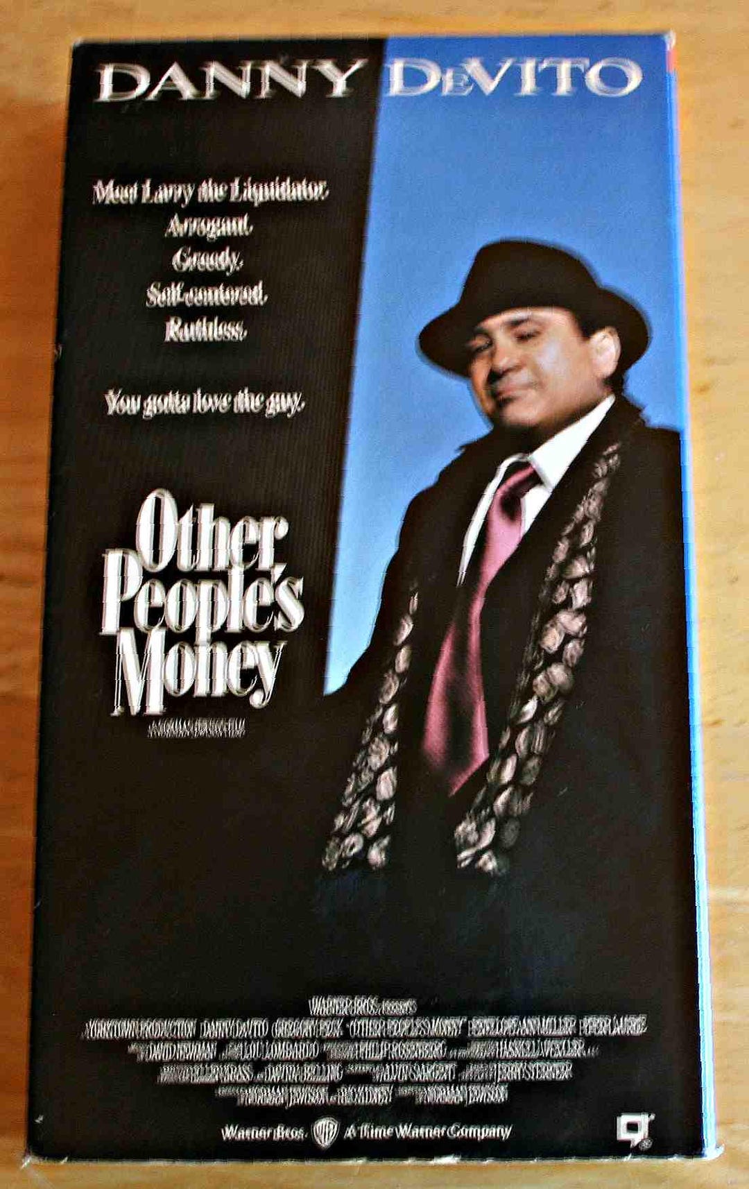 Other People's Money, 1991 (vhs)--danny Devito, Gregory Peck, Penelope ...
