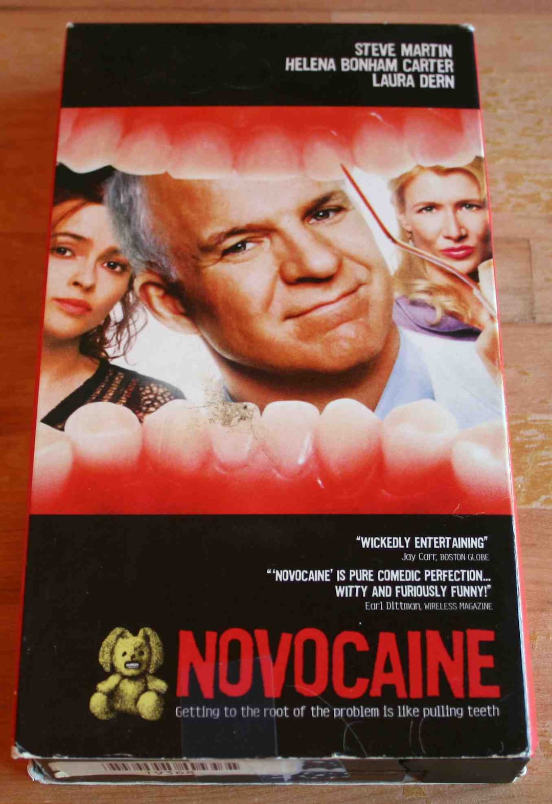 Novocaine, 2001 (vhs)--steve Martin, Laura Dern, Helena Bonham Carter ...