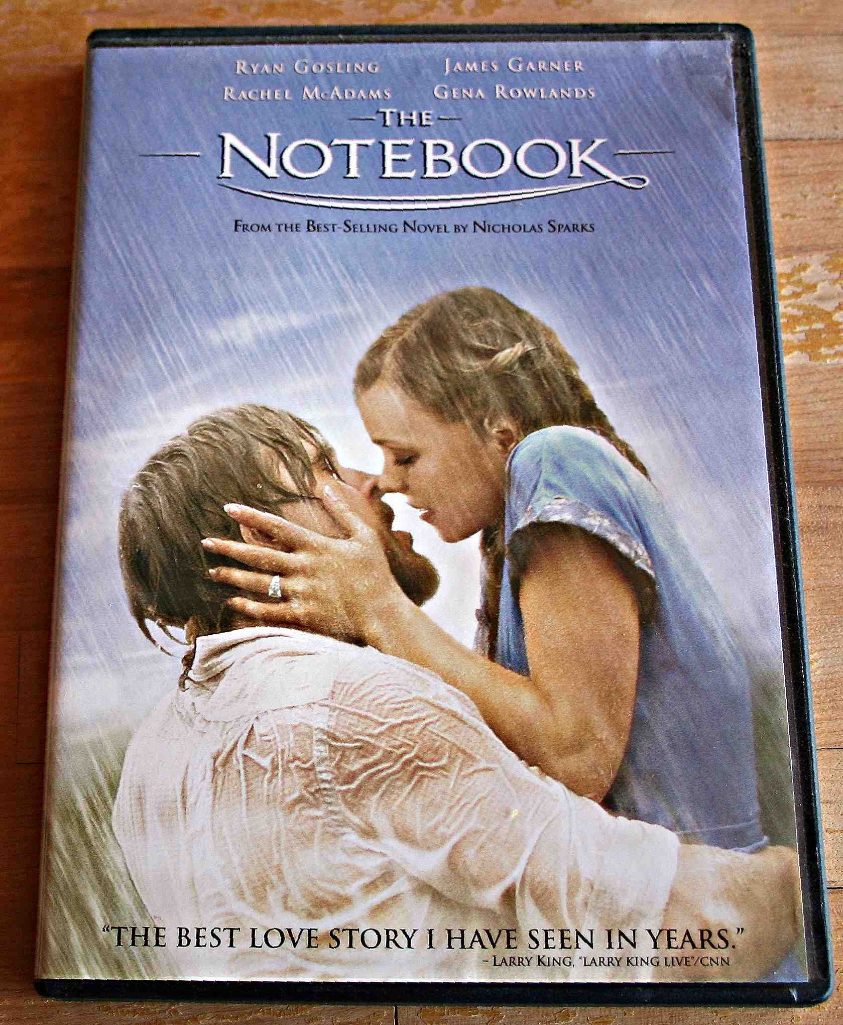 The Notebook, 2004 (dvd)--ryan Gosling, Rachel Mcadams, James Garner ...