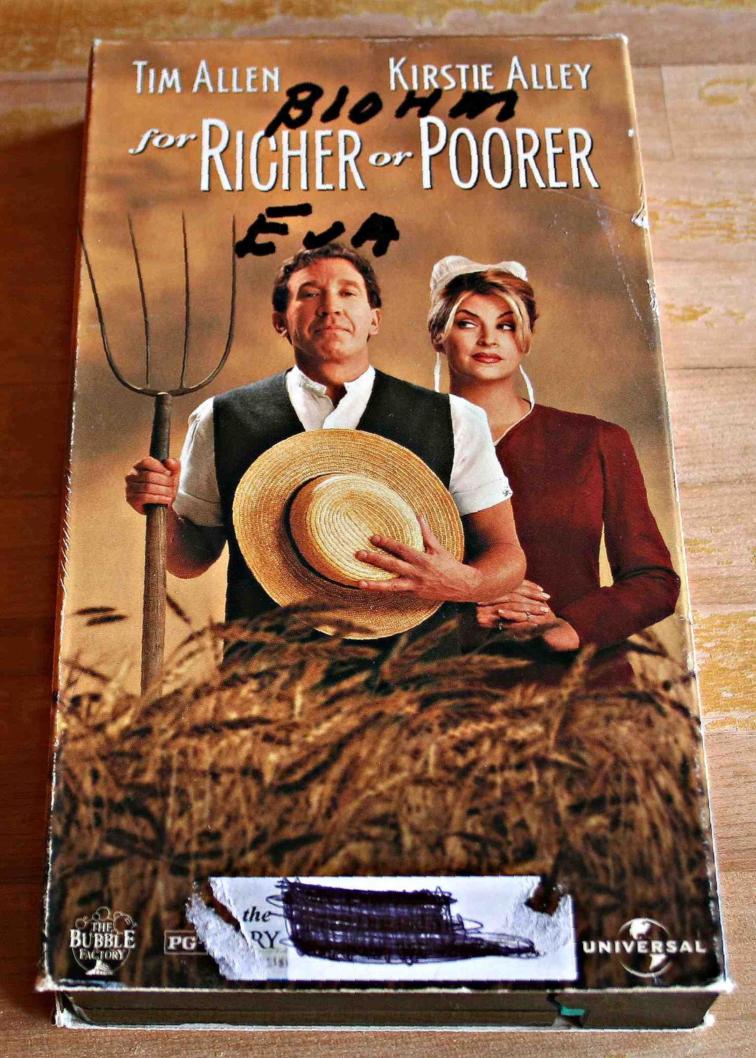 For Richer or Poorer, 1997 (vhs)--tim Allen, Kristie Alley, Katie Moore ...