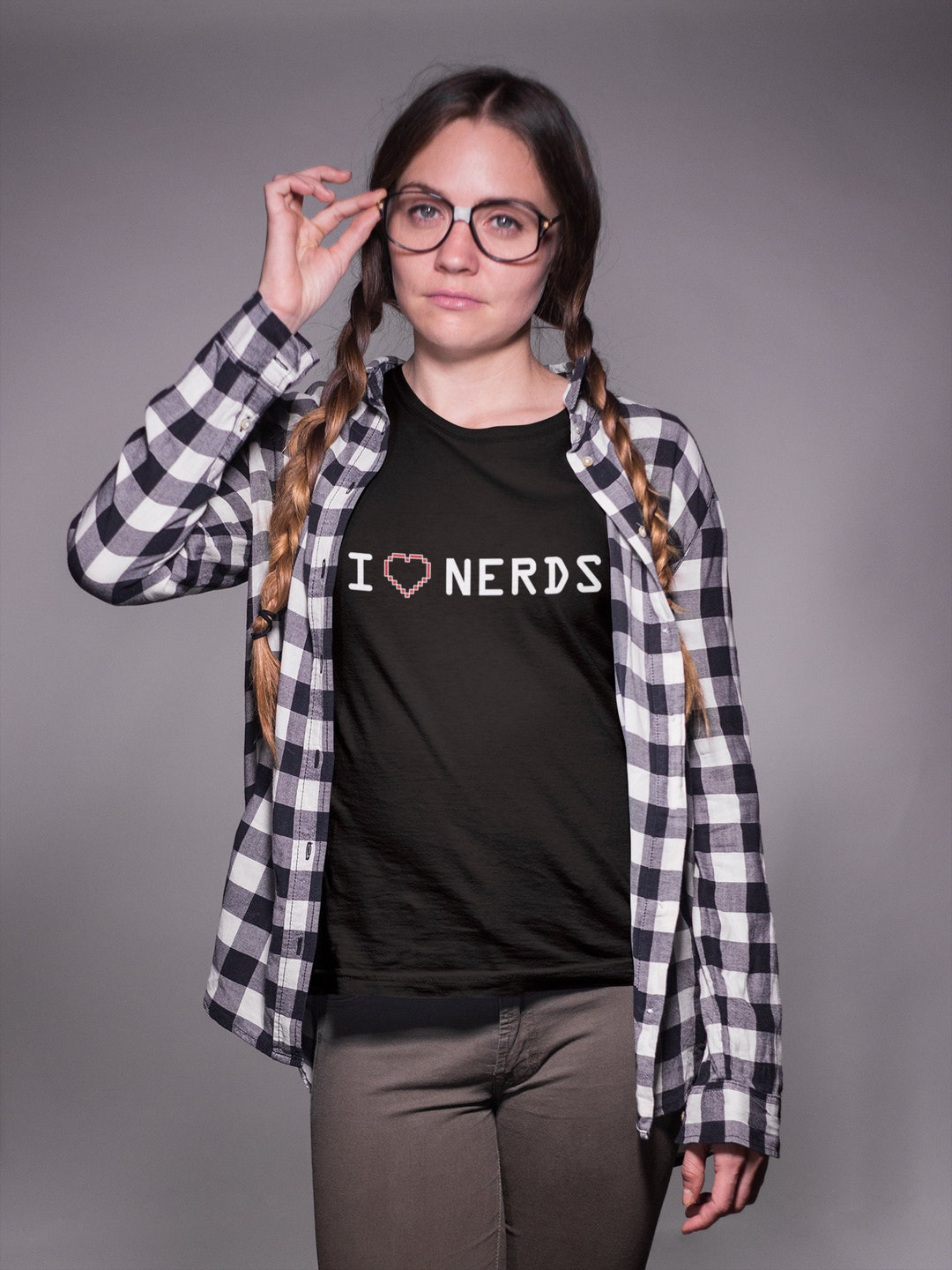 I Love Nerds - Tshirt - Etsy