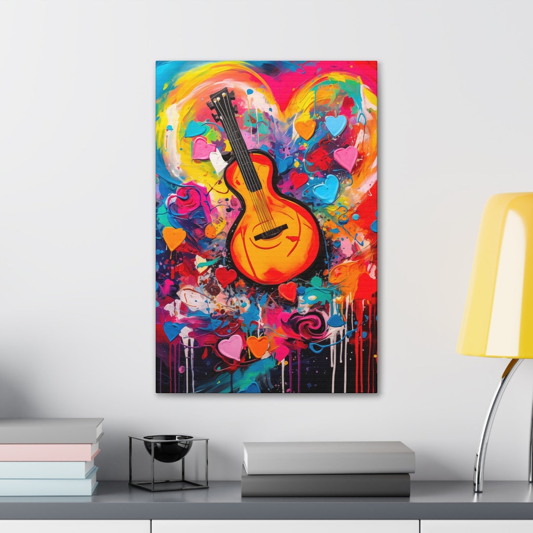 HEARTSTRINGS Digital Acanvas Gallery Wraps - Etsy