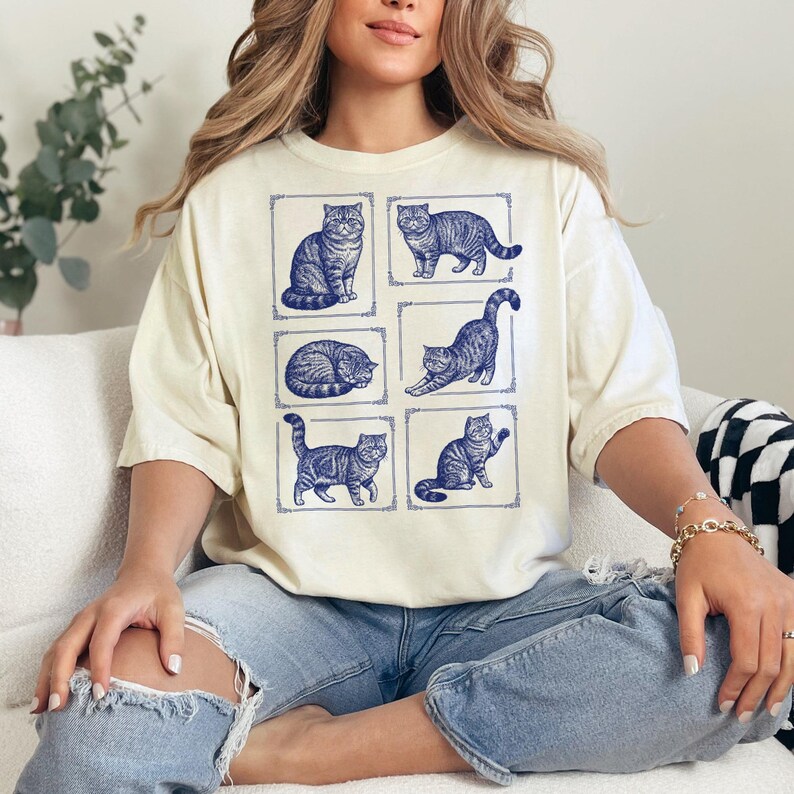 Exotic Shorthair Cat T-shirt, Cat Lover Shirt, Cat Breed Tee, Cat Mom ...