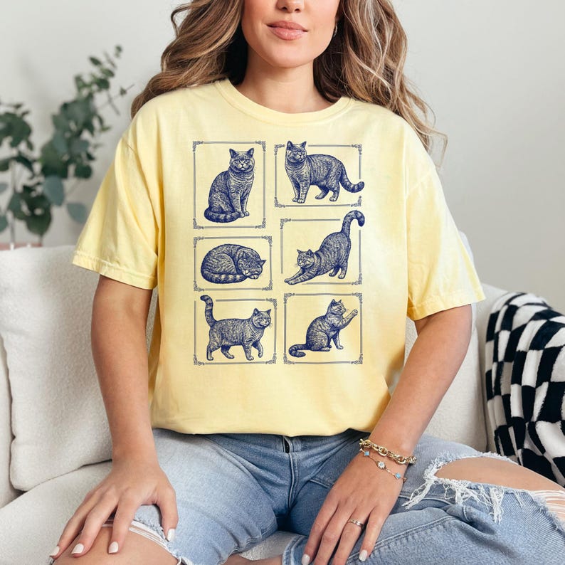 British Shorthair Cat T-shirt, Cat Lover Tee, Cat Mom Gift, Pet Lover ...