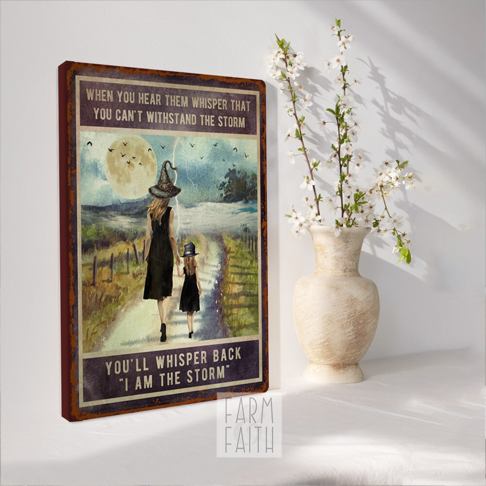 Witchie Mom Gift, Baby Witch Spell, I Am the Storm, Baby Witch Print ...