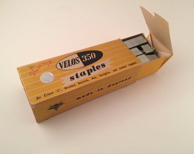 Vintage British Crown Staples - Vintage British Stationery - Etsy