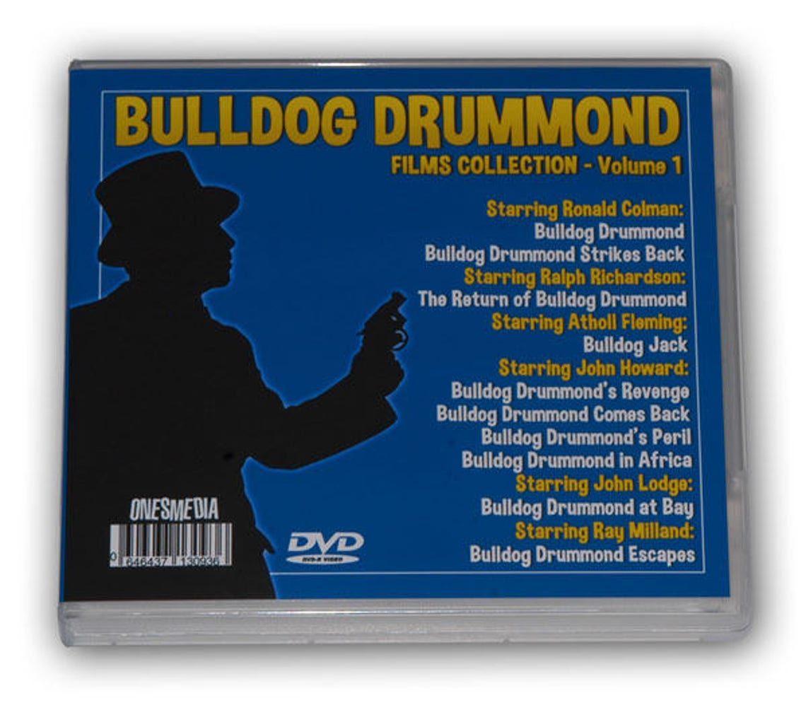 BULLDOG DRUMMOND Volume 1 - 7 DVD-R 10 Movies - Etsy