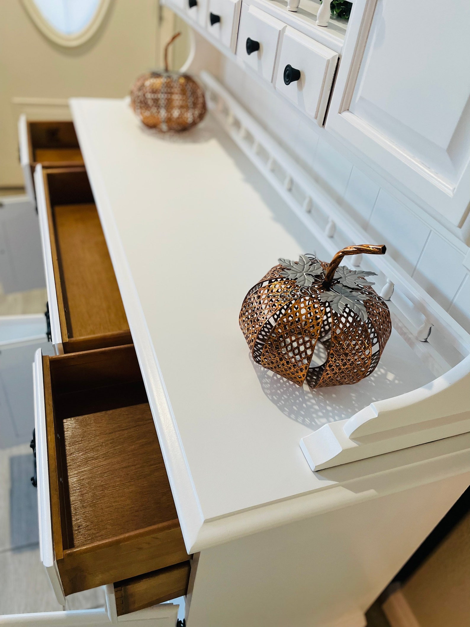 SOLD! Please Do Not Purchase Buffet and Hutch / China Cabinet / White ...