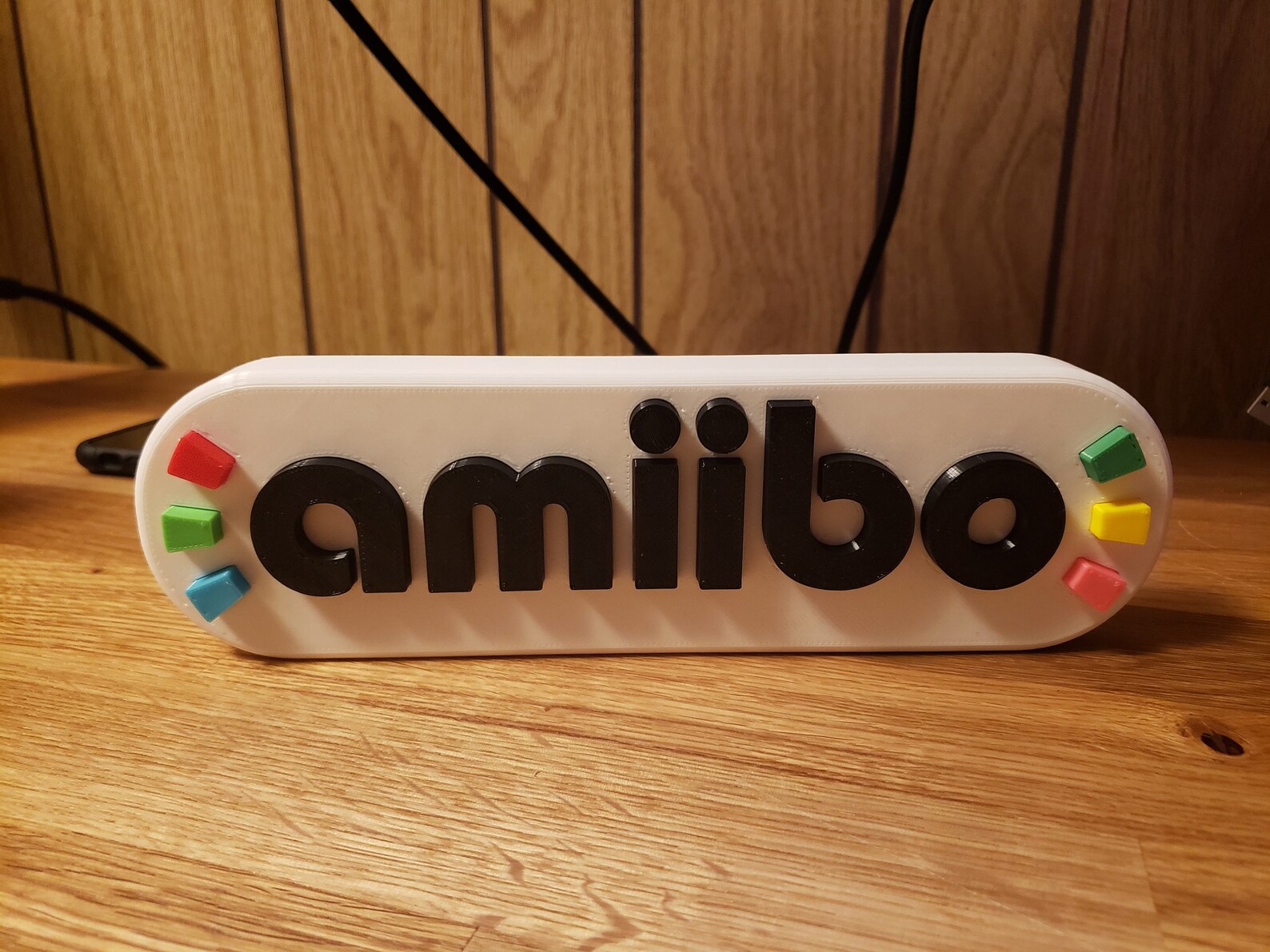 3D Printed Decorative Amiibo Logo | Etsy