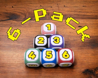 Mario Party Themed Dice - Etsy