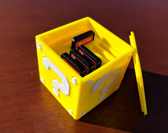 8 Game Nintendo Switch Question Block Cartridge Case - Etsy