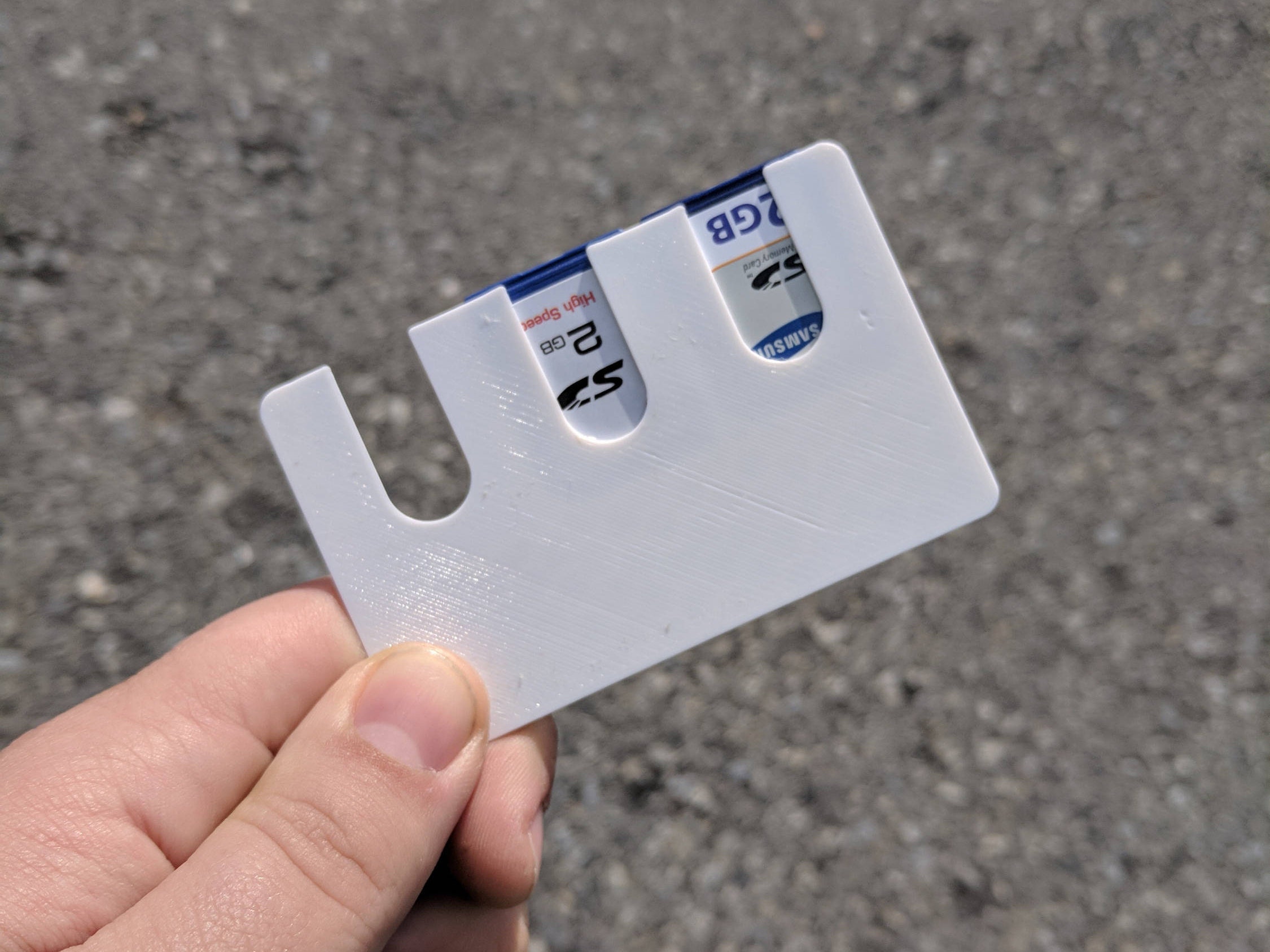 Wallet Sized SD Card Holder 3D Printed | Etsy