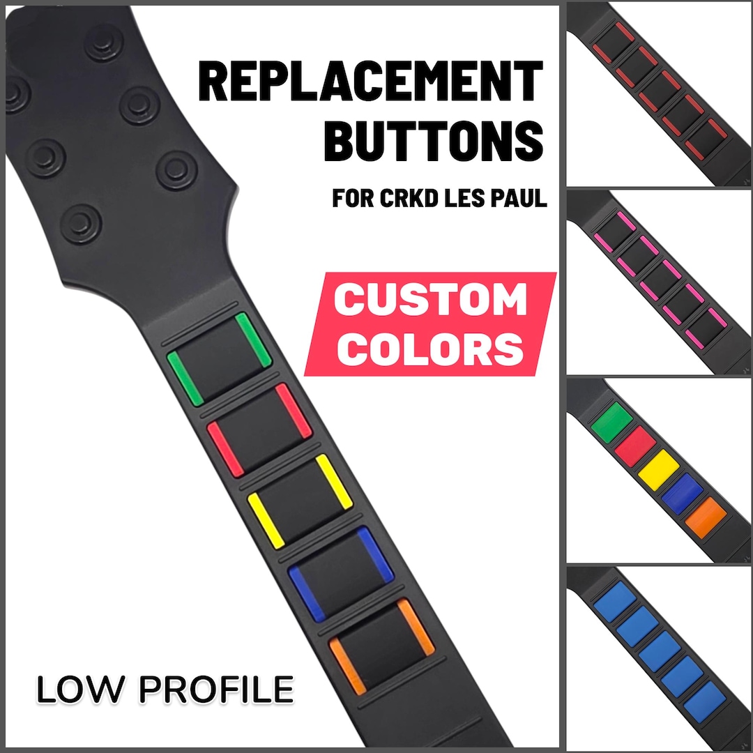 CRKD Low Profile Replacement Fret Buttons for Les Paul Guitar ...