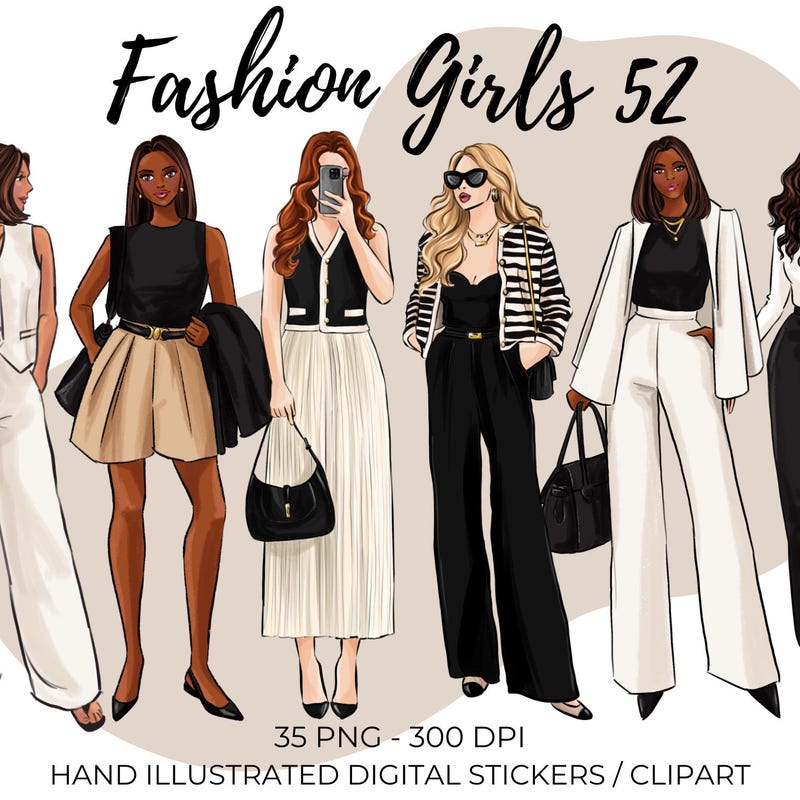 Fashion Clip Art - Etsy